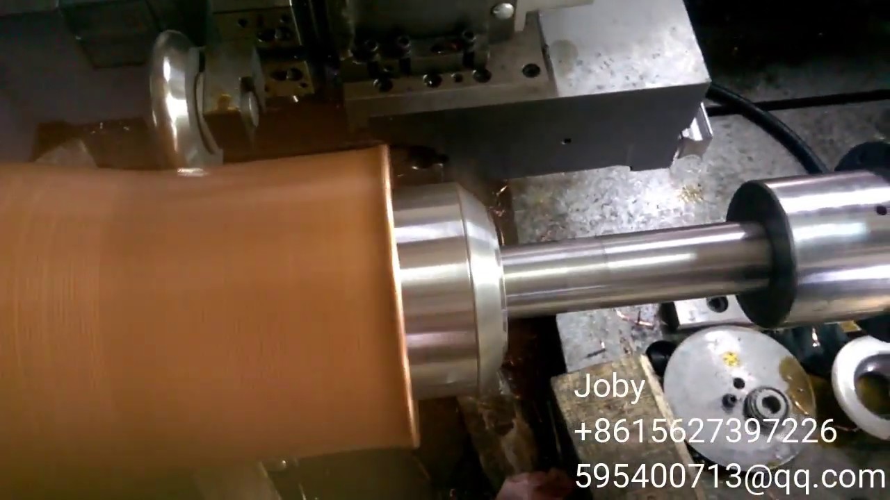 Matel copper tube spinning working video. - YouTube