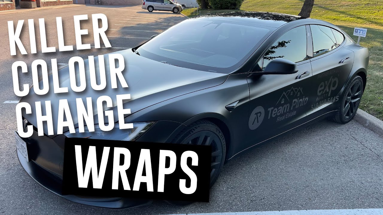 How to change your plain Tesla. We have the colour change wrap solution ...