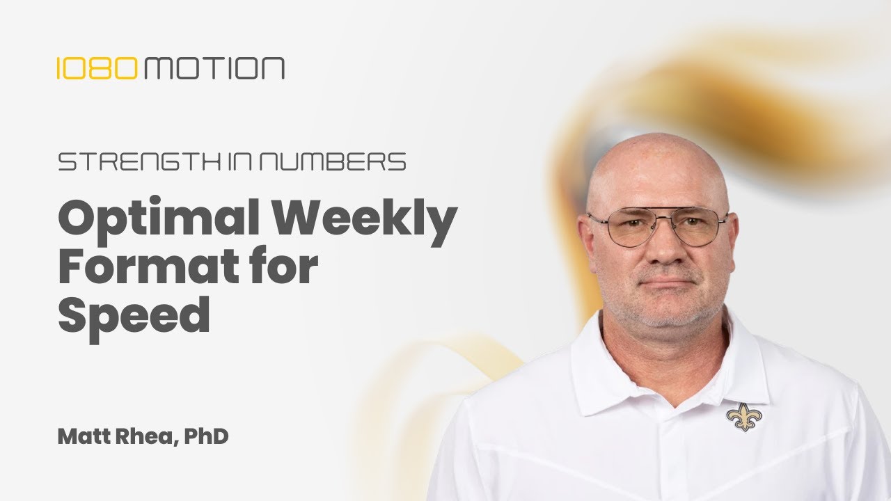 Weekly Training Format and Program for Optimal Speed Development | Matt ...