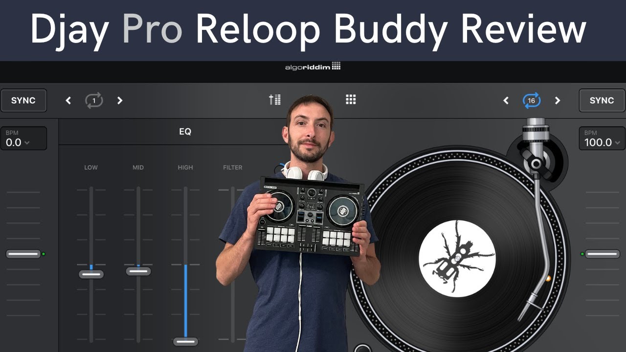 Djay Pro Reloop Buddy Review - YouTube