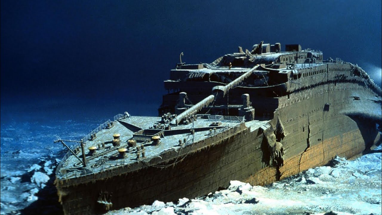 How deep famous ship wrecks are - YouTube