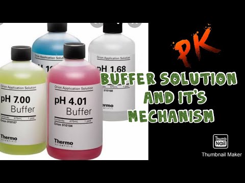 buffer solutions| buffer actions | inorganic chemistry| mechanism of ...
