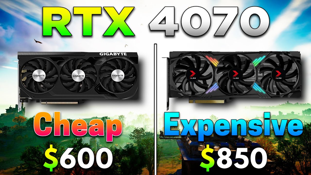 RTX 4070 12GB | Cheap vs Expensive | PC Gameplay Tested - YouTube