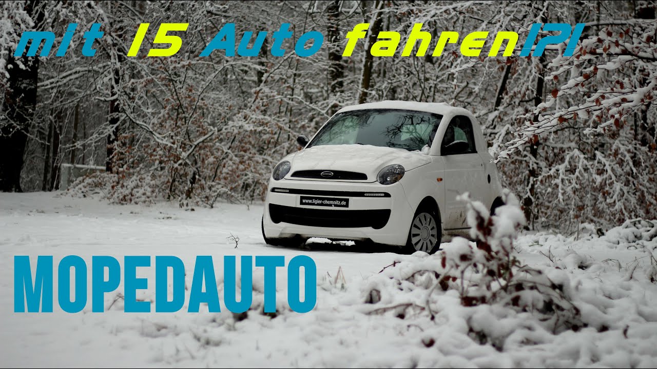 AUTO fahren mit 15 Jahren! das MOPEDAUTO Lohnt sich das? - YouTube