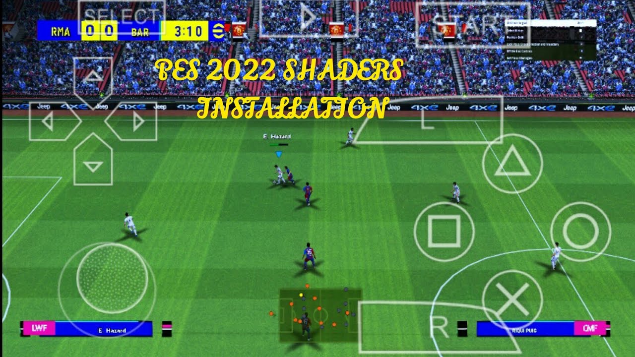 how to install shaders for pes ppsspp. - YouTube