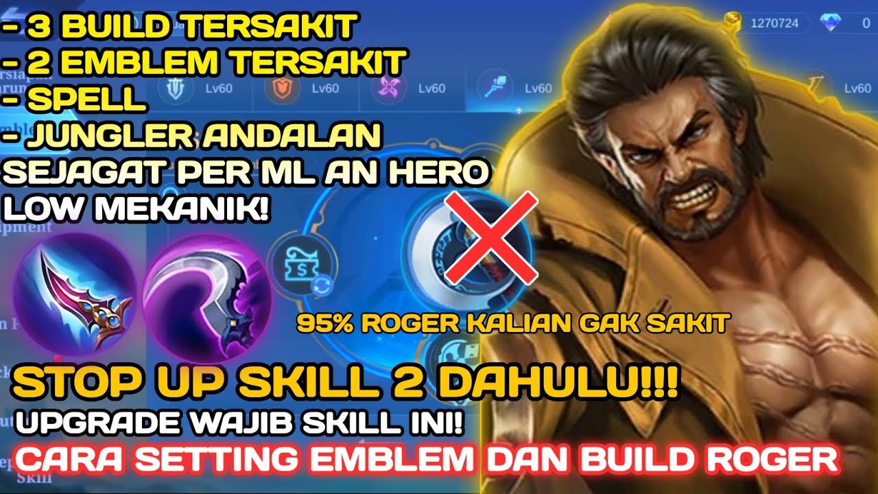 STOP!! SET BUILD ROGER TERSAKIT 2024 | EMBLEM DAN BUILD ROGER TERSAKIT ...