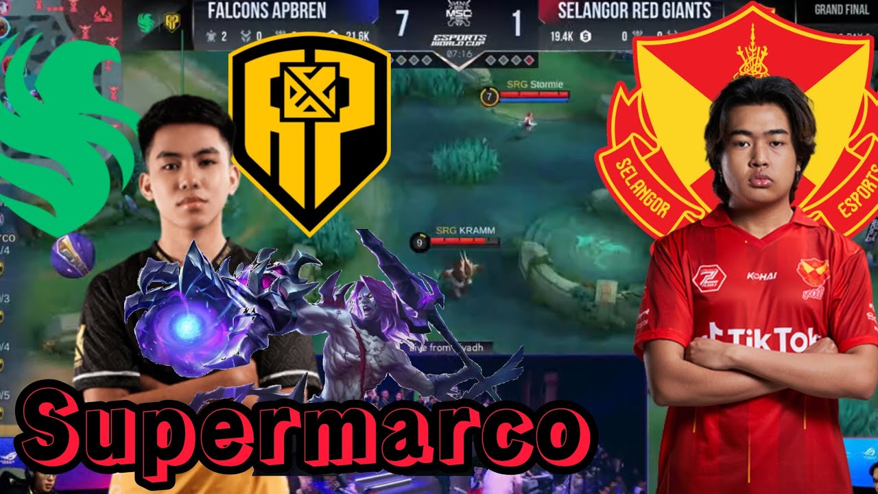 FALCONS APBREN VS SELANGOR RED GIANTS #APBRENvsSRG#SUPERMARCO THE BEST ...