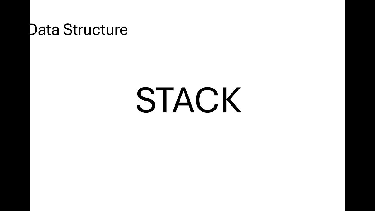 Data Structure: Introduction to Stack - YouTube