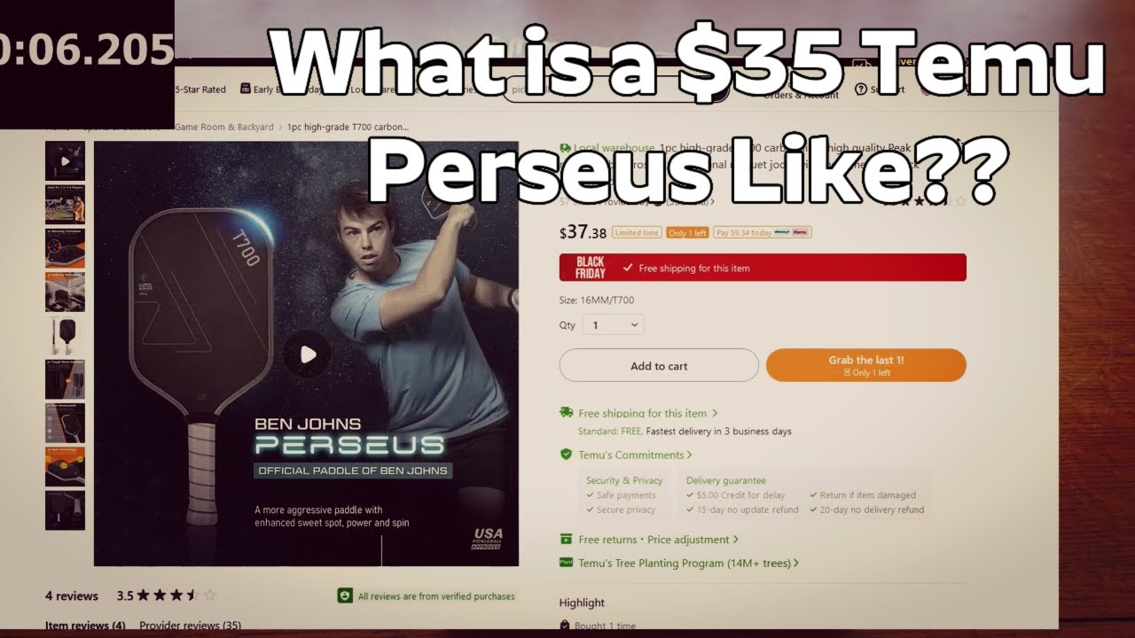 How Bad Is a Temu "Perseus" Paddle? - YouTube