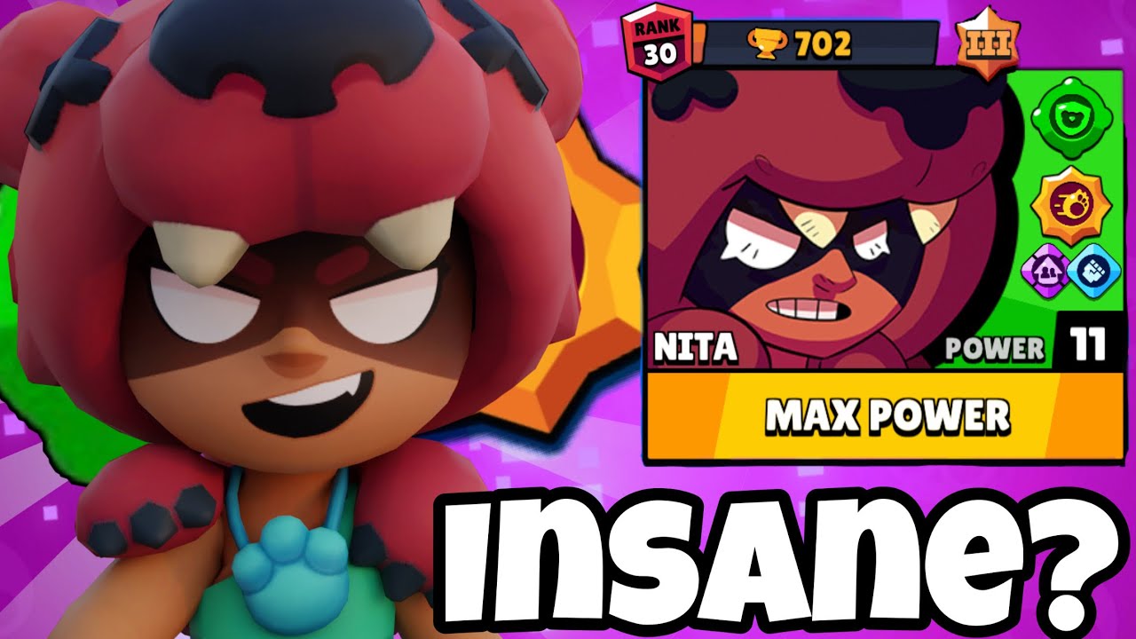 Power 11 Nita is INSANE! Brawl Stars Gameplay! - YouTube