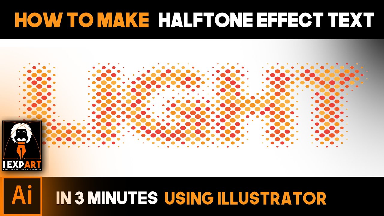 Create Halftone in Illustrator Easily | How to Create Vector Halftone ...