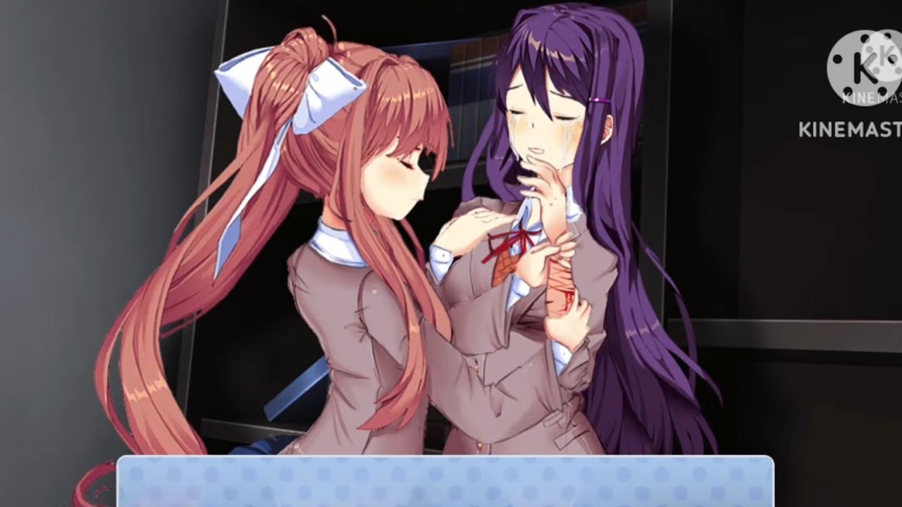 Monika se irou e ficou louca/Monika got angry and went crazy (Doki Doki ...