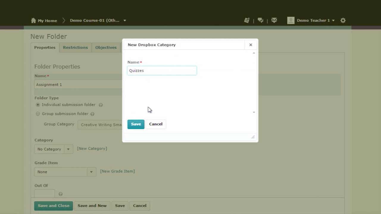 D2L v10.6 Instructor Tutorial: Dropbox - YouTube