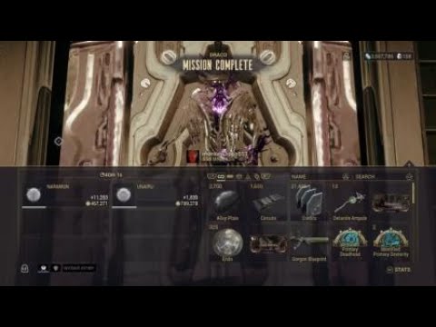Warframe Sevagoth steel path survival - YouTube