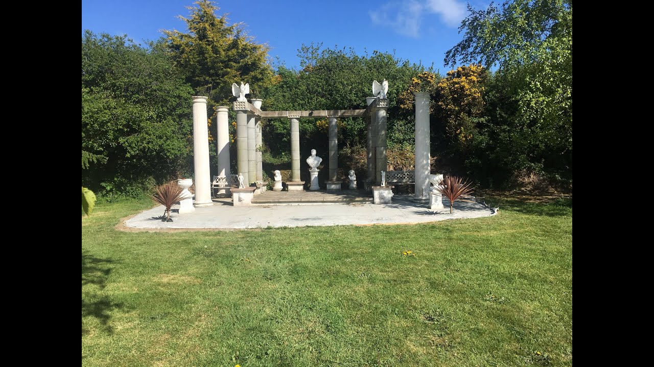 Build a roman Temple in your garden DIY - YouTube
