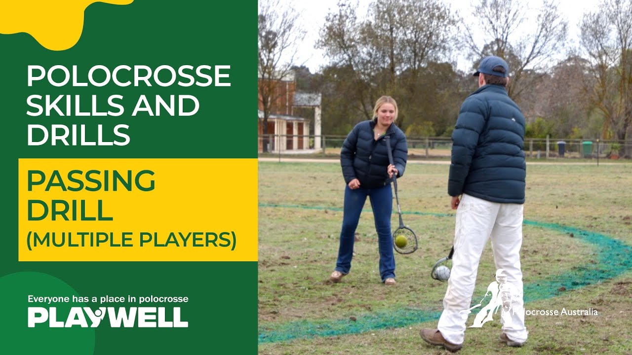 Polocrosse Australia: Passing drill - YouTube
