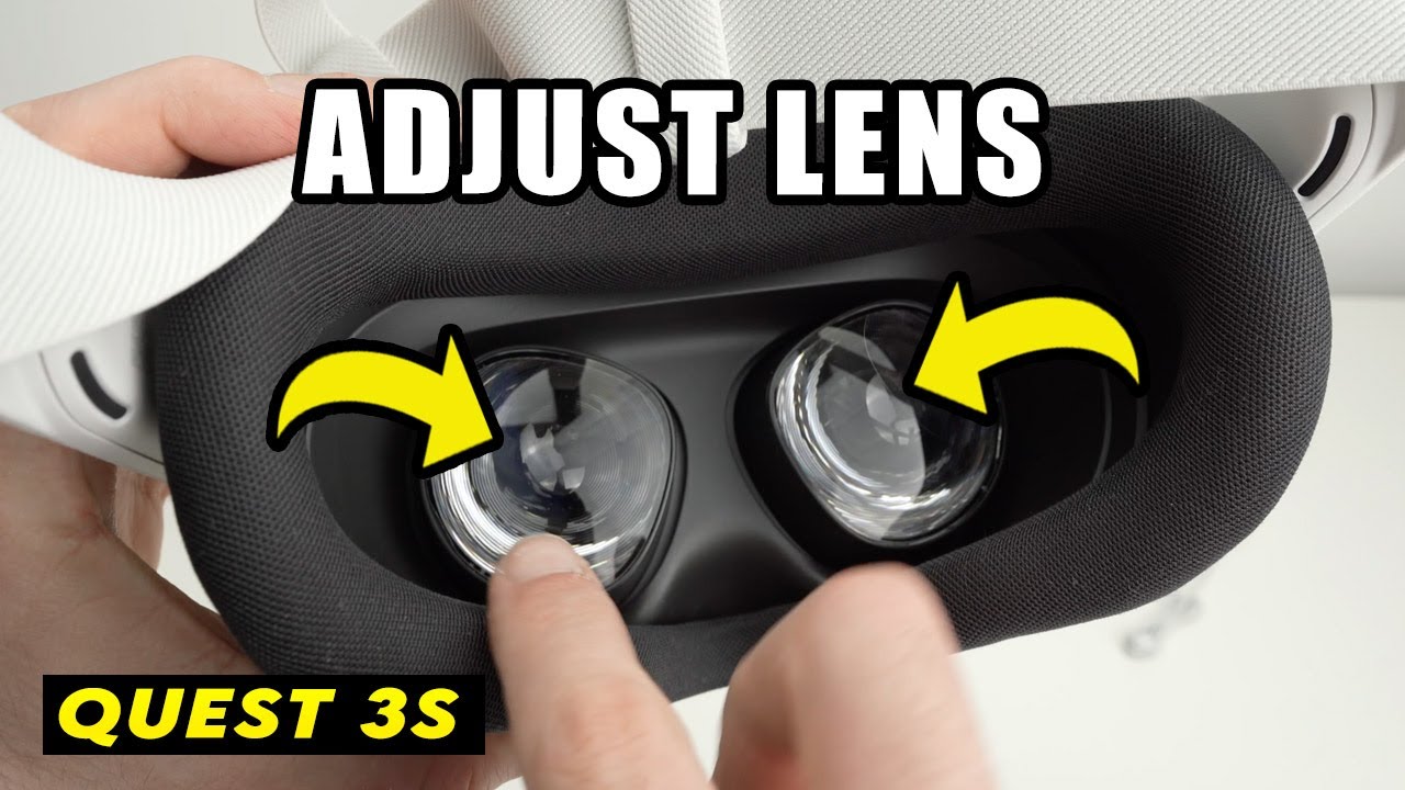 Meta Quest 3s : How to Adjust Lens Spacing - YouTube