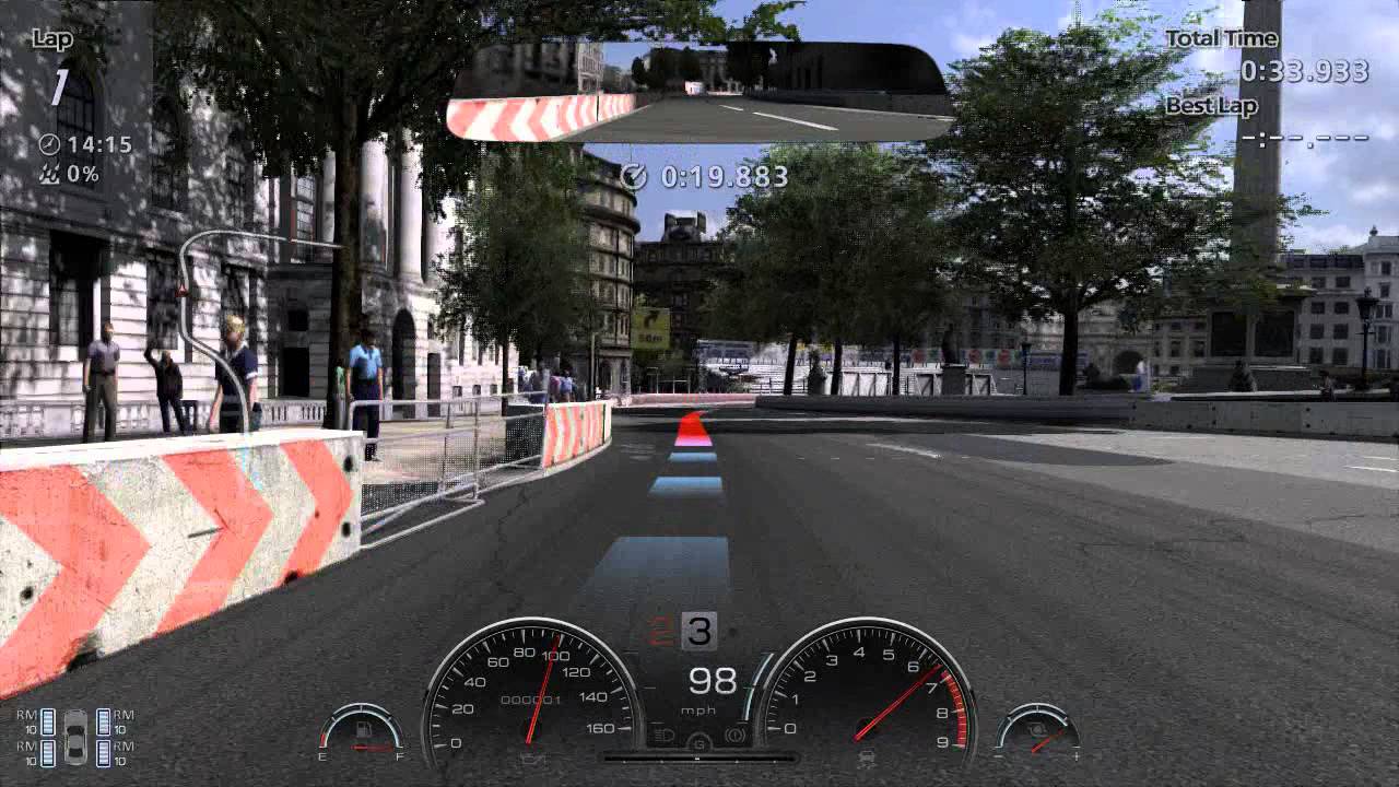 Nissan GT-R - London Street Circuit [GT6] [Time Trial] - YouTube