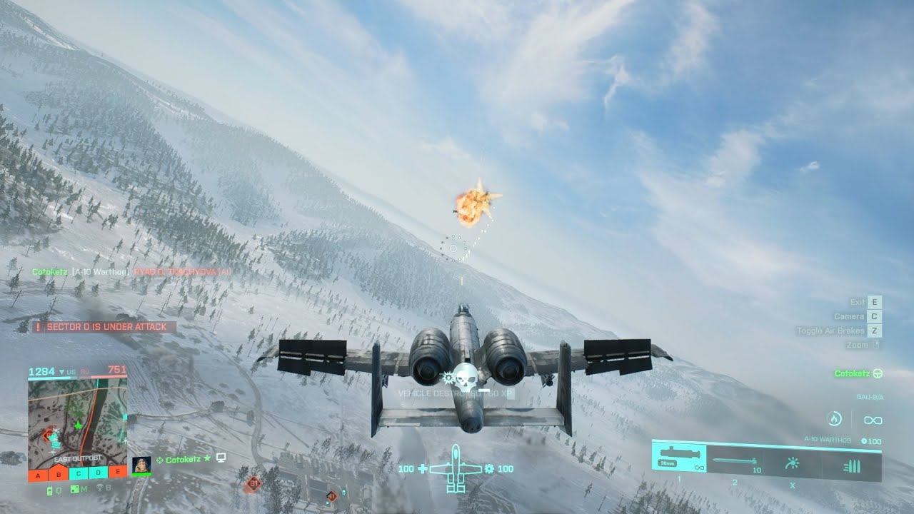 Battlefield 2042 A10 Warthog Jet Gameplay Conquest (No Commentary ...