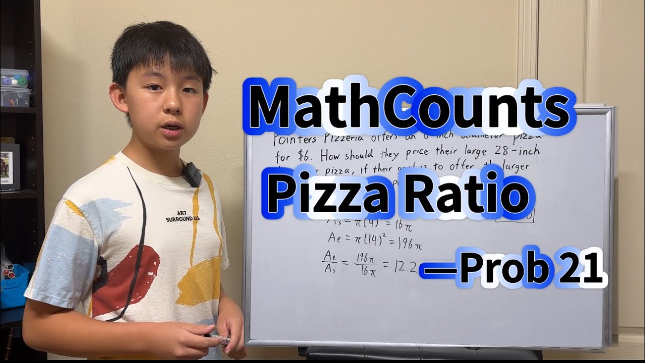 MathCounts Pizza Ratio — Prob 21 - YouTube