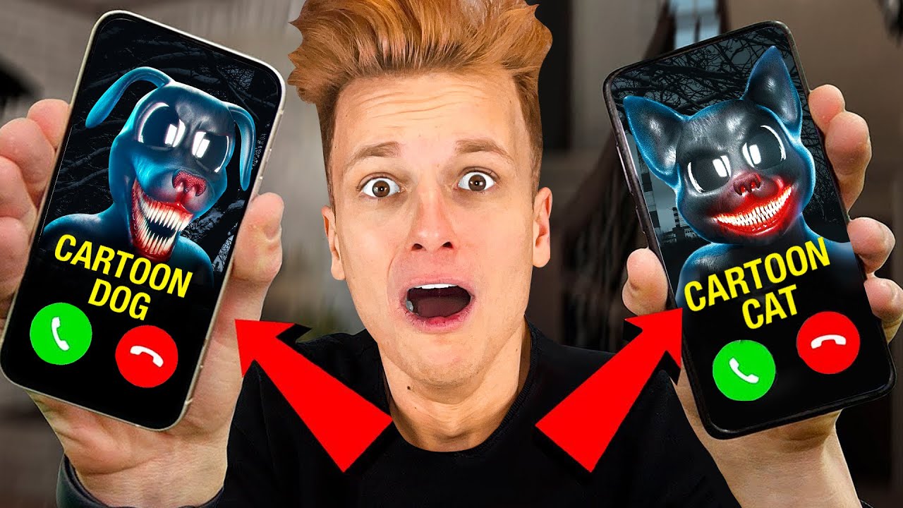 DO NOT CALL CARTOON CAT AND CARTOON DOG AT 3 AM - YouTube