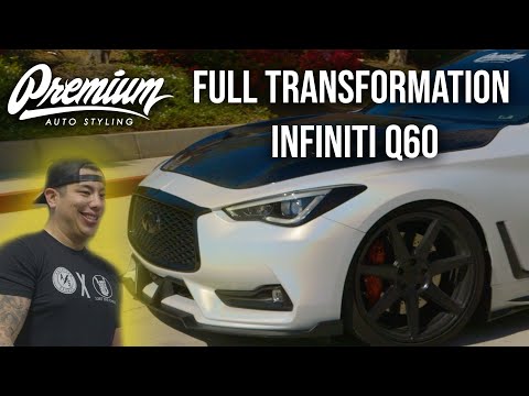 HOW TO: VINYL WRAP A 500HP INFINITI Q60 - YouTube