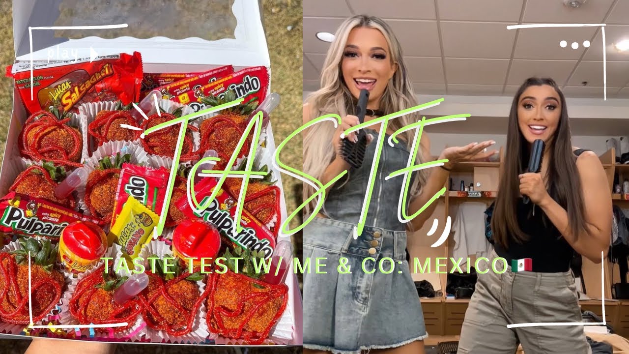 TASTE TEST WITH ME & CO: MEXICAN SNACKS W/ WREN SINCLAIR! 🇲🇽 - YouTube