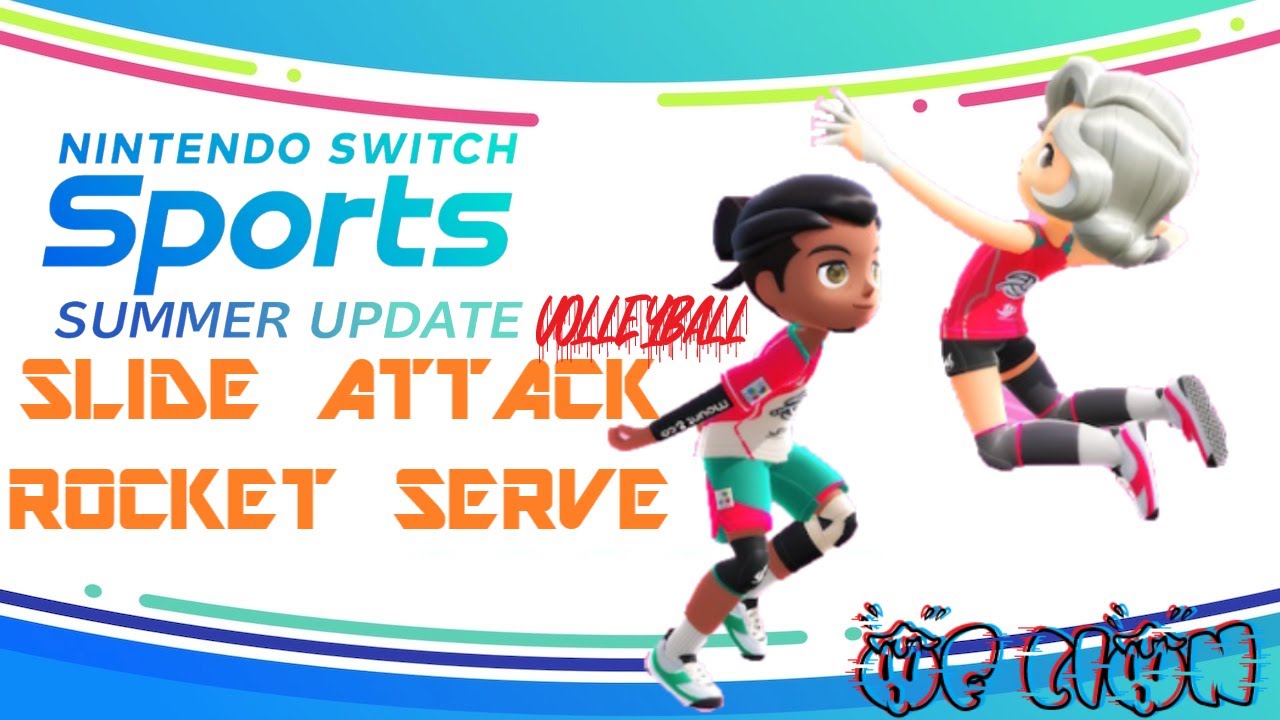 Switch Sports Update! NEW VOLLEYBALL MOVES! and UPDATE details - YouTube