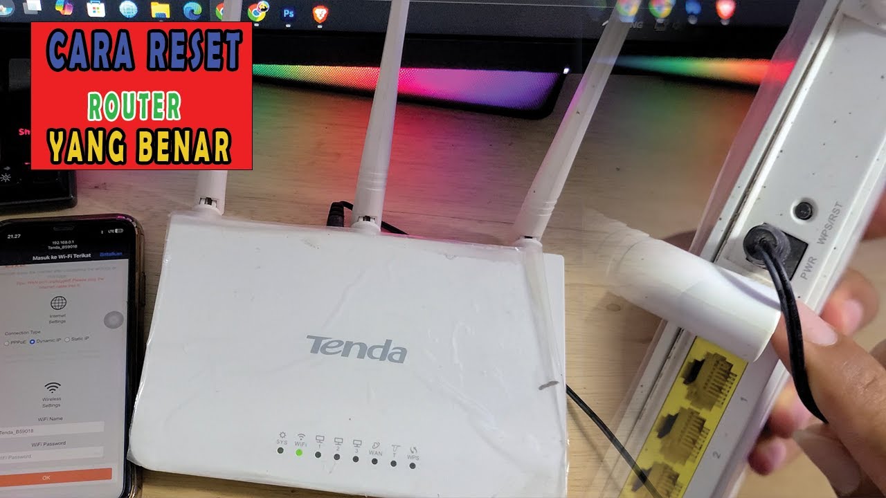 Cara Reset Router Tenda N300 - Solusi Mengatasi Lupa Paswood || Tenda ...