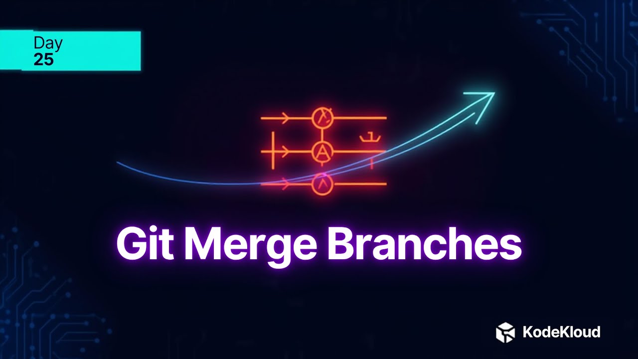Day 25: Git Merge Branches | 100 Days of DevOps – KodeKloud Engineer ...