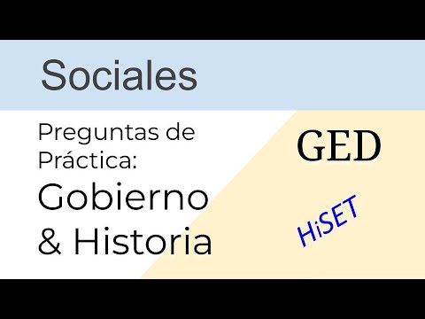 GED Sociales Gobierno e Historia - Social Studies en espanol - YouTube