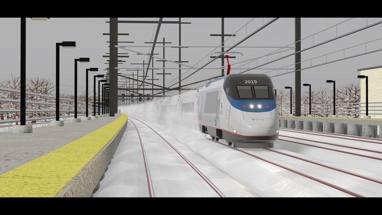 ARS virtual railcam - Harrison and Newark - YouTube