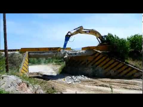 ΚΑΤΕΔΑΦΙΣΗ ΓΕΦΥΡΑΣ ΟΣΕ ΚΟΖΑΝΗ 1 - YouTube