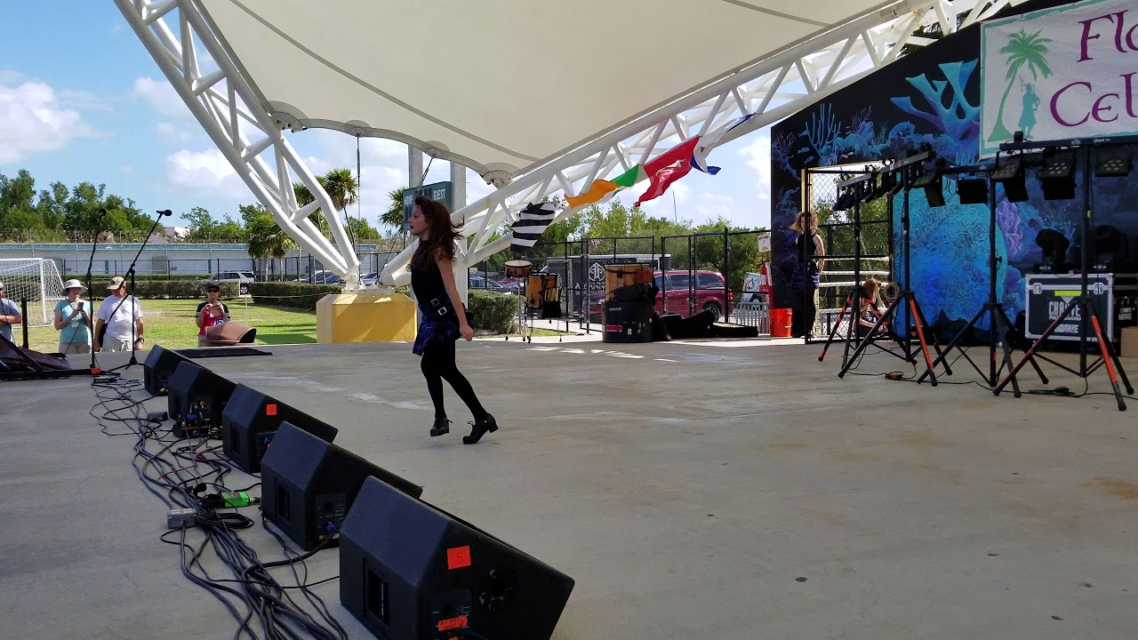 Drake Irish Dancer performs solo Hornpipe at Florida Keys Celtic ...