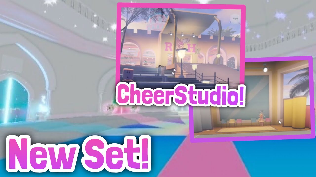 NEW SET! ELEMENTAL DORMS And LOOK AT CHEERLEADING STUDIO! Royale High ...