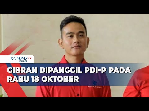 Usai Putusan MK Gibran Dipanggil PDIP Rabu 18 Oktober Besok, ini yang Akan Dibahas