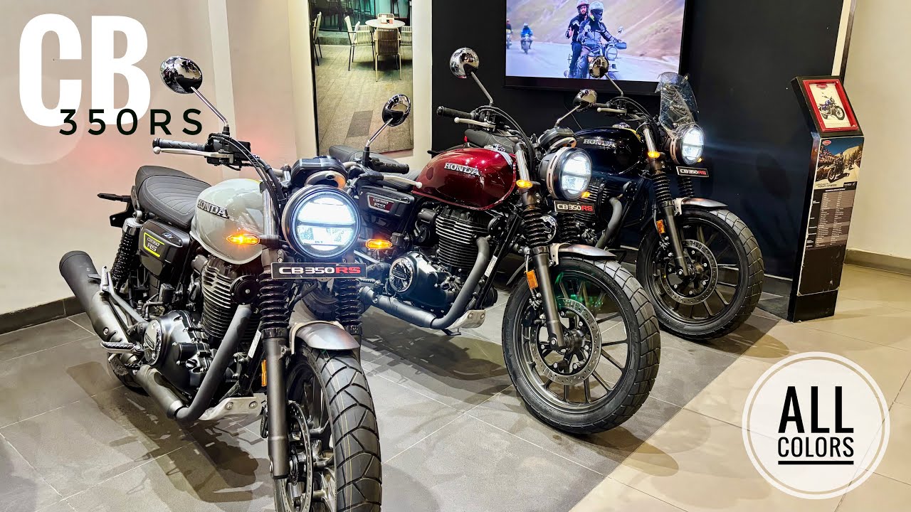CB350 Rs all colors full comparison 😍🔥 which is best bike for you ...