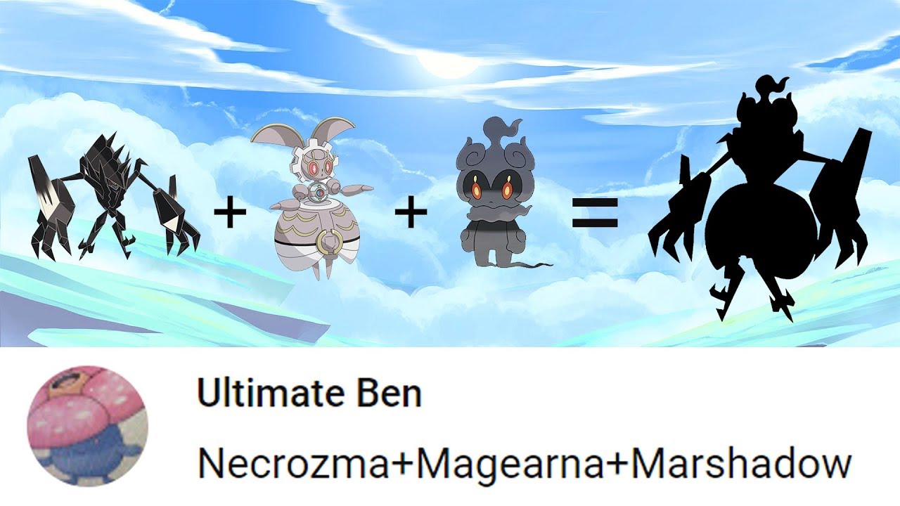 Pokemon Fusion Requests #173: Necrozma + Magearna + Marshadow. - YouTube