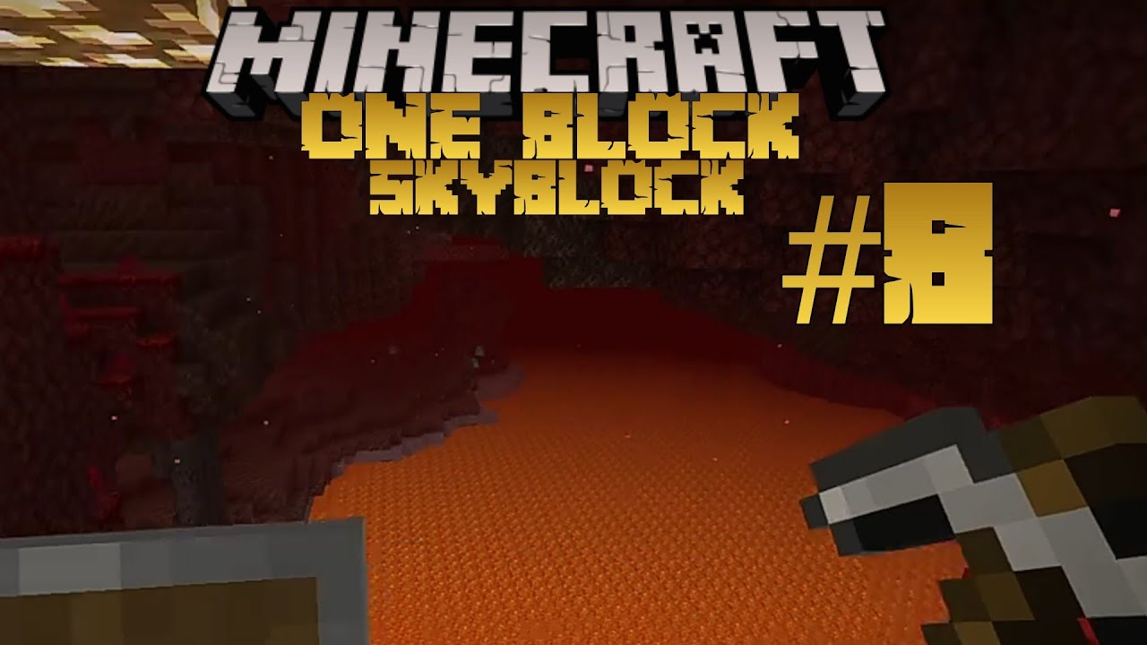 USAMOS O PORTAL PARA IR AO NETHER! - MINECRAFT ONE BLOCK SKYBLOCK #8 ft ...