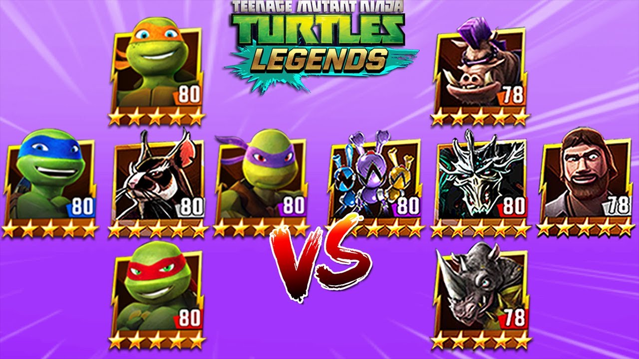 TMNT Legends Supper Shredder, Bebop, Rocksteady, B.U.N.N.I.E.S, Chris ...