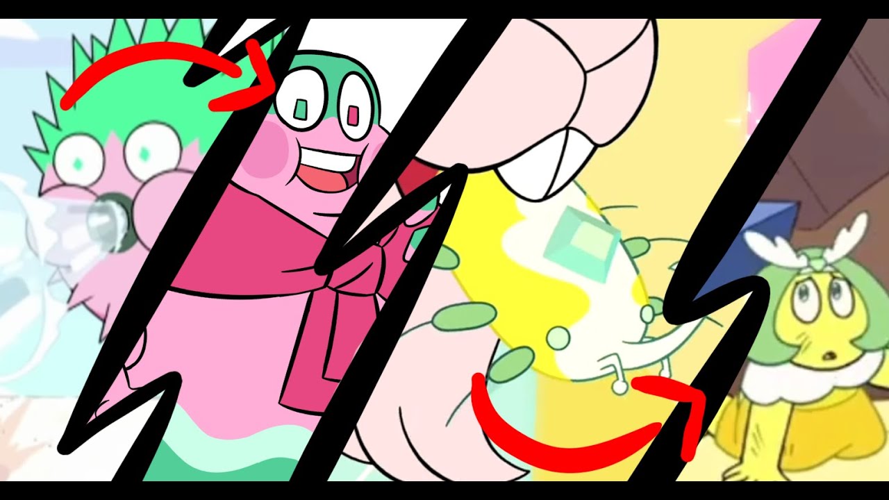 Corrupted Gems in Their Uncorrupted Forms Comparison - Steven Universe ...