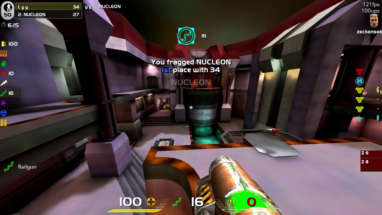 Quake live ffa frag runs #2 - YouTube