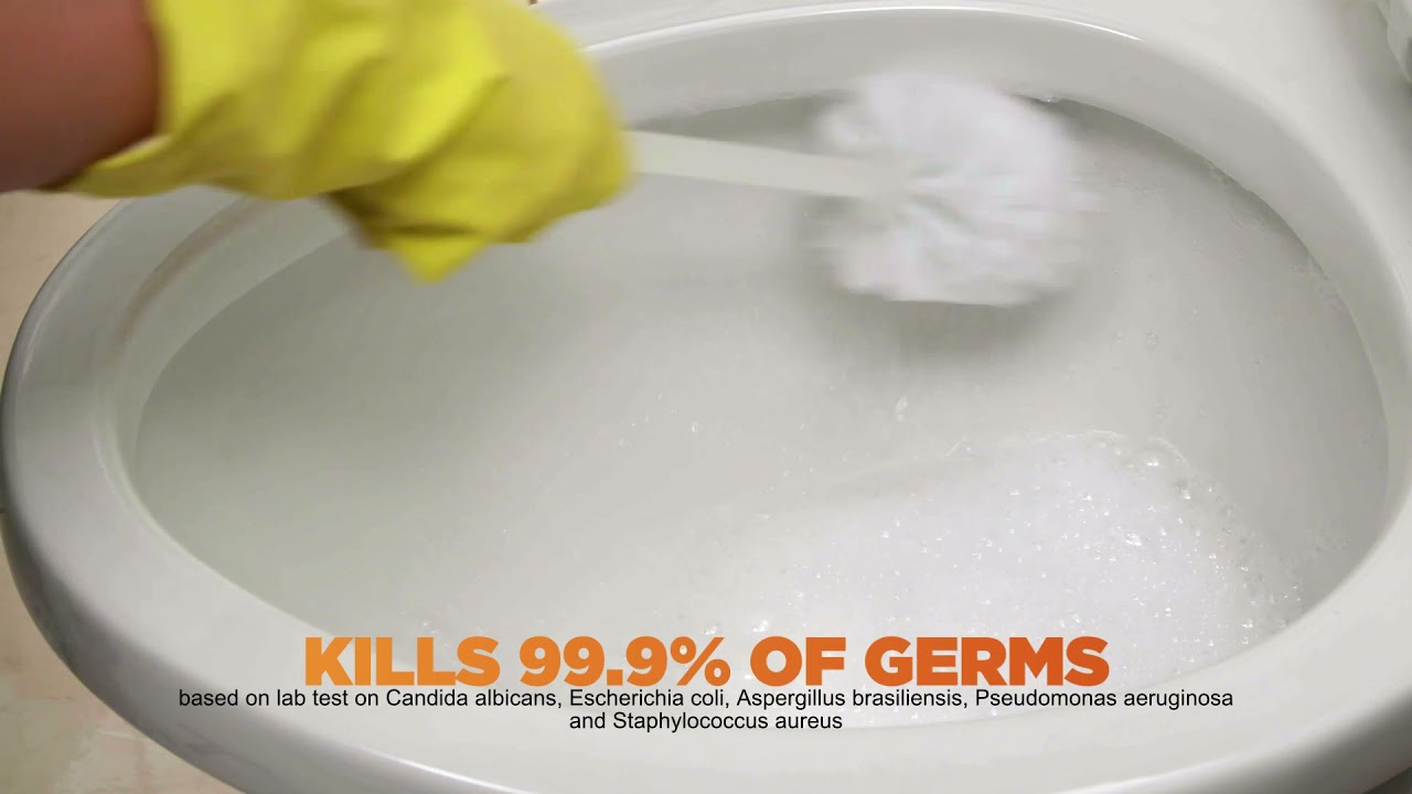 Mr Muscle® Foaming Bleach Gel & Fresh Discs - YouTube