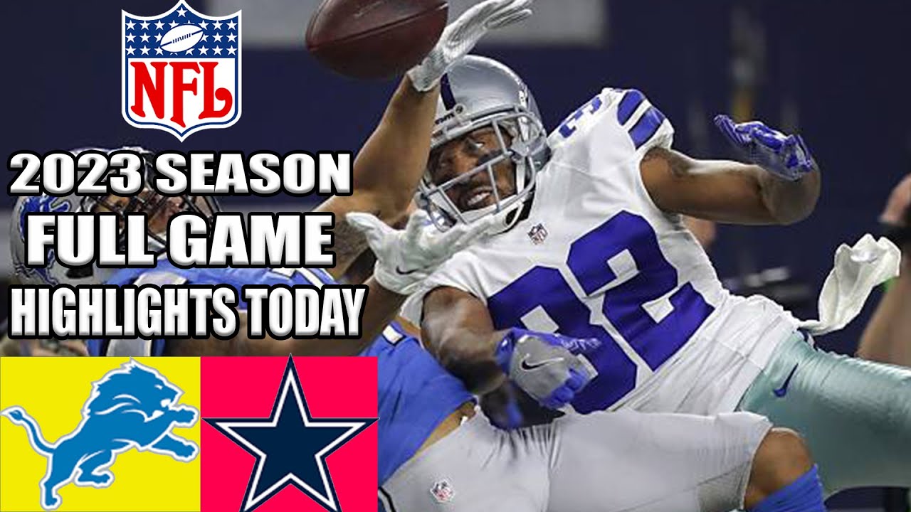 Lions vs Cowboys WEEK 17 [FULL GAME] | NFL Highlights TODAY 2023 - YouTube