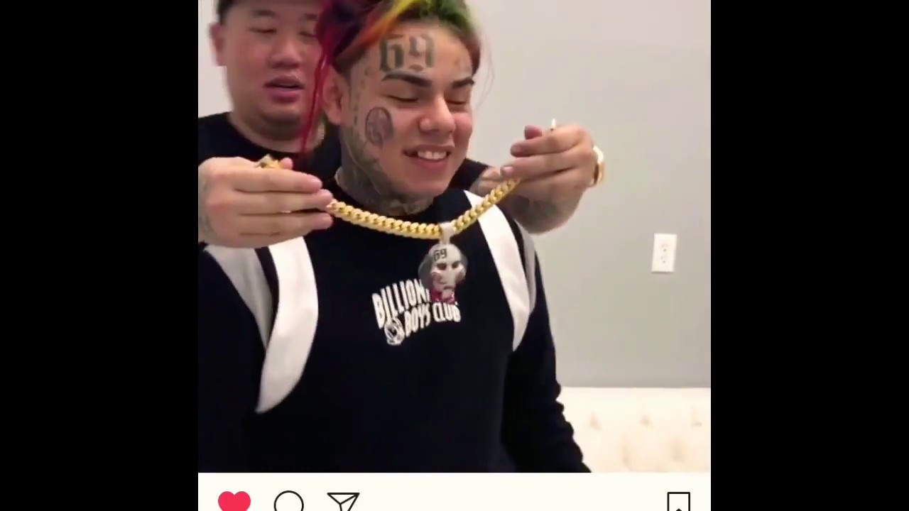 6ix9ine “buys 300k Jigsaw chain celebrate his album release”😈💎 - YouTube