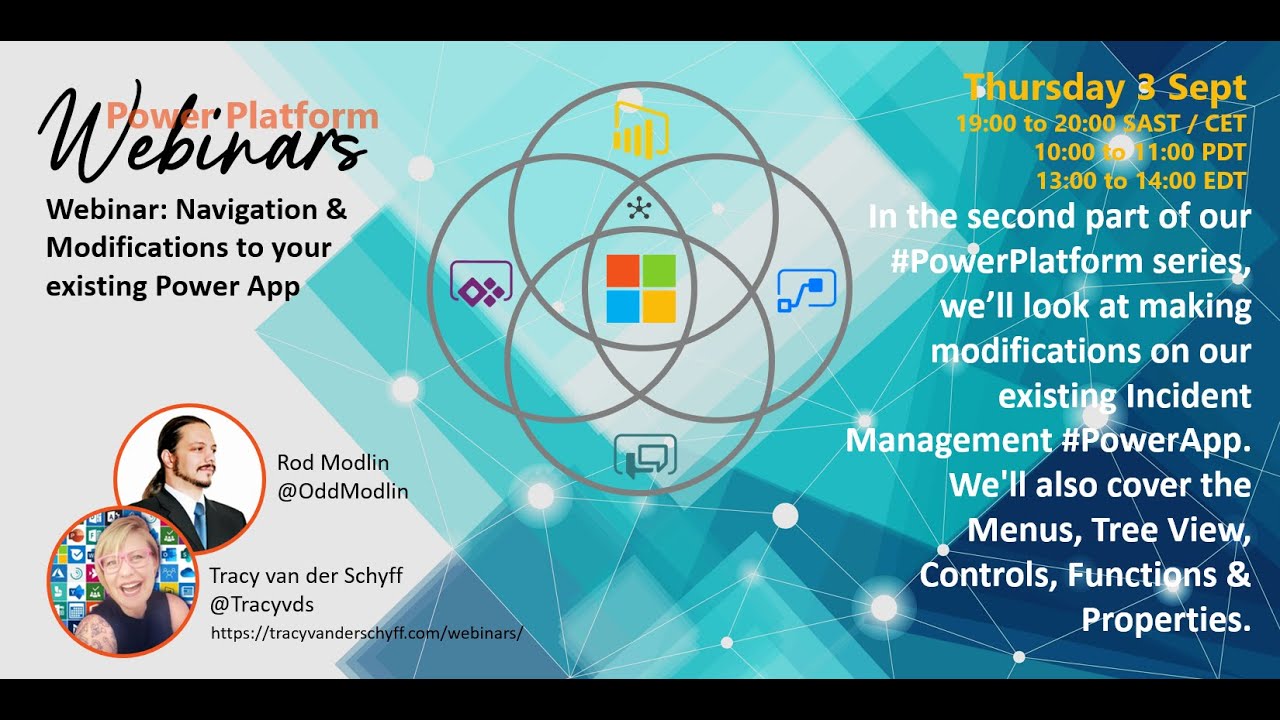Webinar: Navigation & Modifications to your existing Power App - YouTube