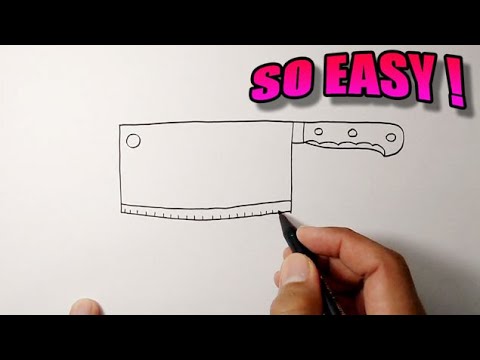 How to draw a cleaver easy | Simple Drawing - YouTube