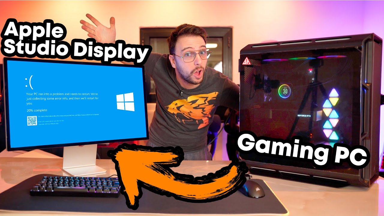 PC WINDOWS + APPLE STUDIO DISPLAY - COSA SUCCEDE? - YouTube