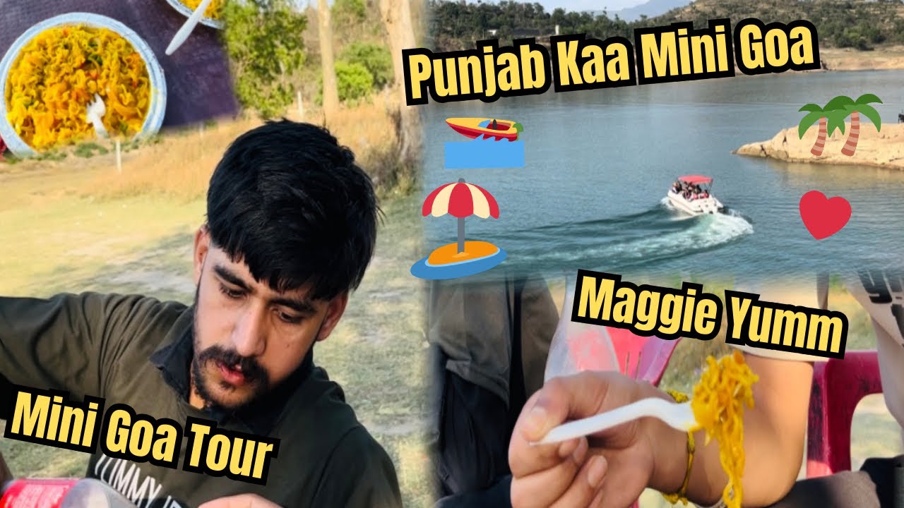 Mini Goa Punjabi Famous Street Food | Pathnakot Best Location ️ | Ritik ...