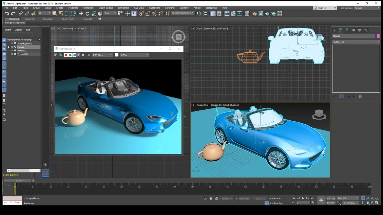 3ds Max - ARNOLD: Luces - YouTube